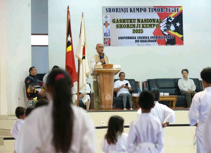 Governu halo abertura ba Gashaku Nasionál Shorinji Kempo 2025 - TATOLI ...