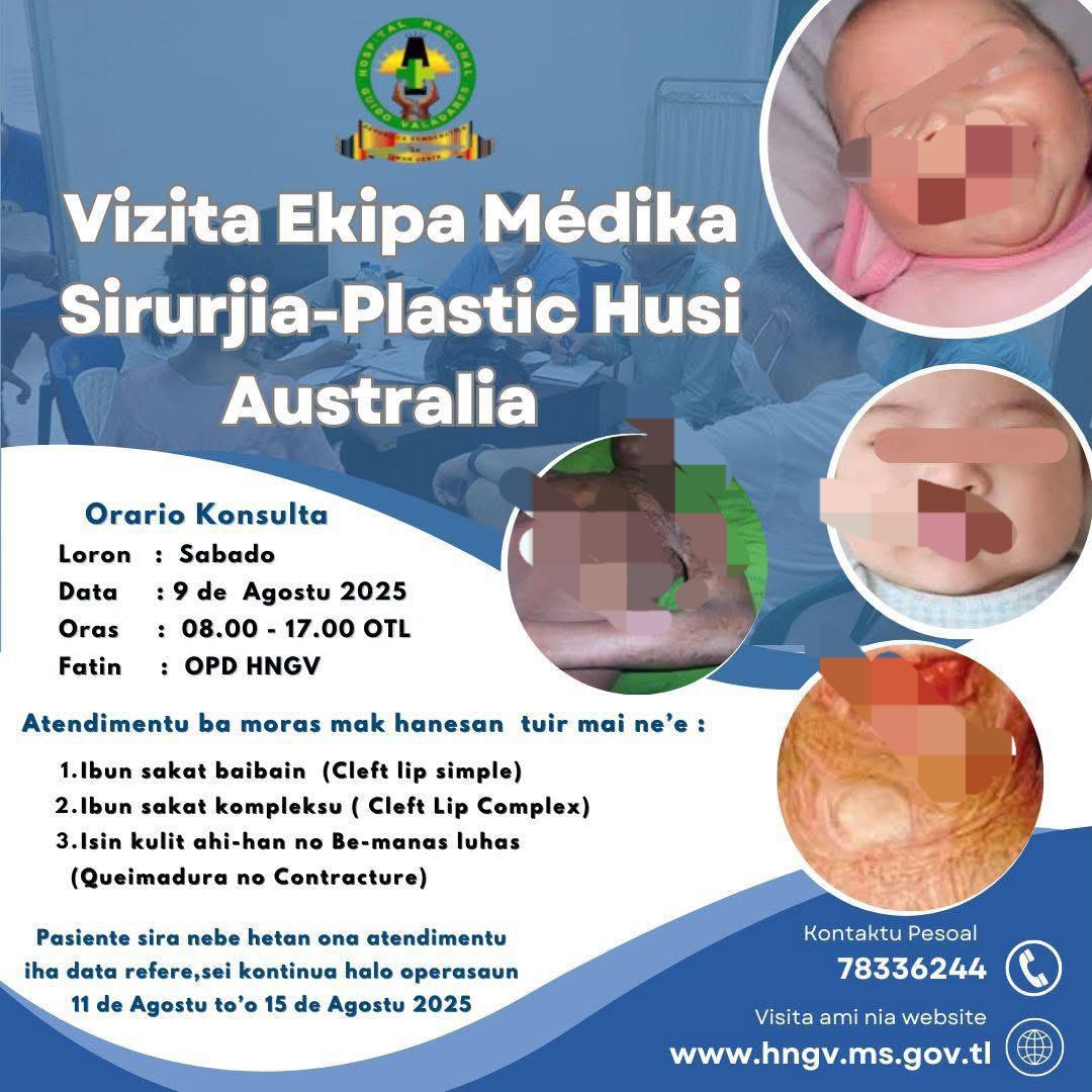 Espesialista na'in-haat husi Austrália fó konsulta ba labarik sira ibun ...